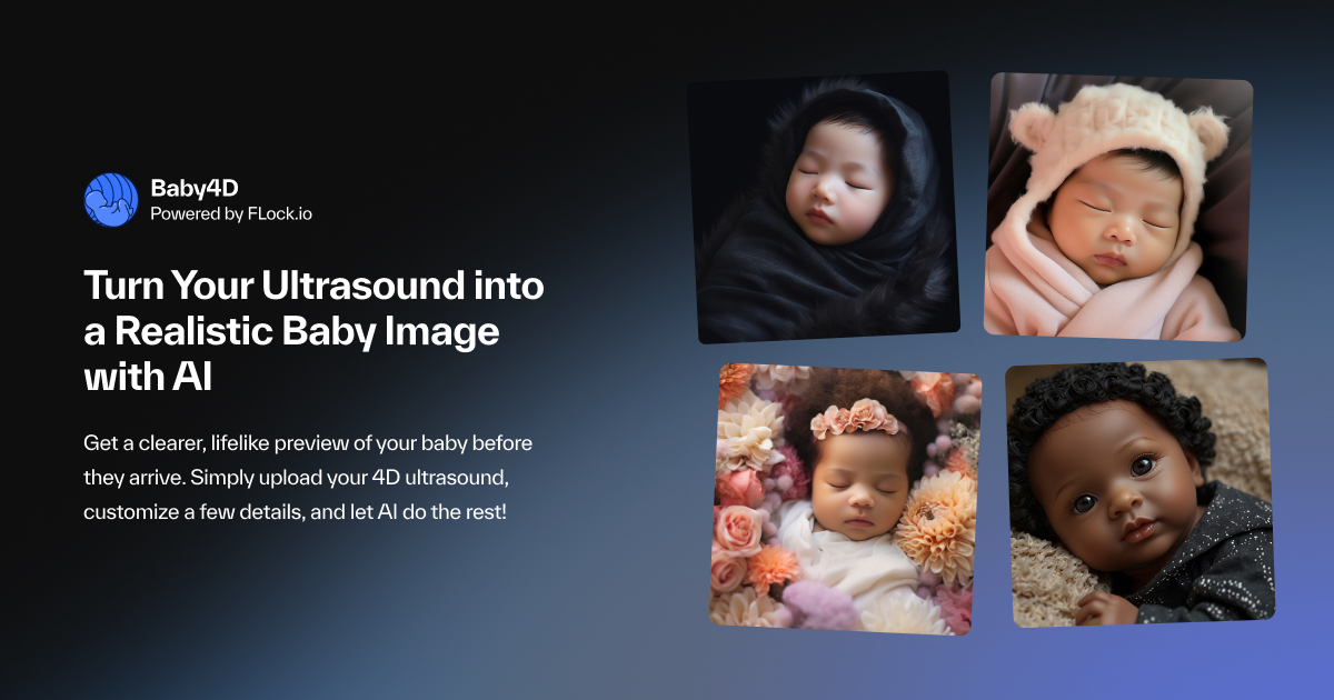AI Baby Image Generator | See Your Baby from a 4D Ultrasound